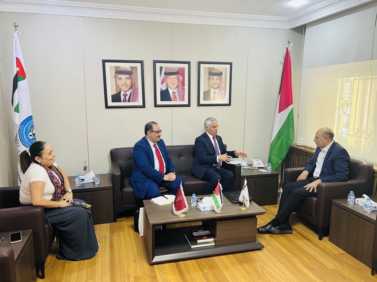 The IOFS Delegation held a meeting with the Jordan Hashemite Charity ...